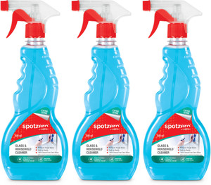 Spotzero by Milton Glass Cleaner Set of 3, 500 ml Each | Remove tough ...