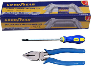 GOOD YEAR Hand Tool Set, 8 Pcs Spanners, Combination Plier 8 ...