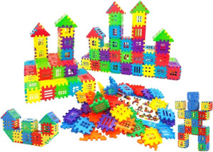 SUPERIMIO 72 Pcs Mega Jumbo Happy Home House Building Blocks - 72 Pcs ...