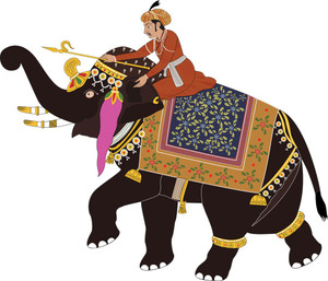 god & god's 48 cm Traditional Hathi Self Adhesive Sticker Price in ...