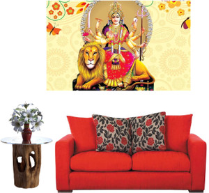 SRD 88.9 cm 35” Navratri Mata ji wall Sticker for Living Room Office ...