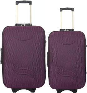 RKCOLLECTION RK2058P COMBO Expandable Cabin & Check-in Set 3 Wheels ...