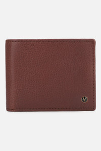 VAN HEUSEN Men Brown Genuine Leather Wallet Brown - Price in India ...
