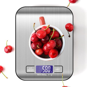 Luxafare Steel Digital Kitchen Weighing Scale & Food Weight Machine ...