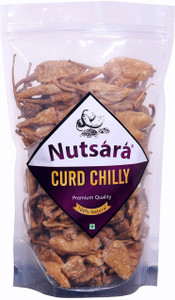 nutsara Curd Chilli , Curd Chillies Dry - Dahi Mirchi 150gm Fryums ...