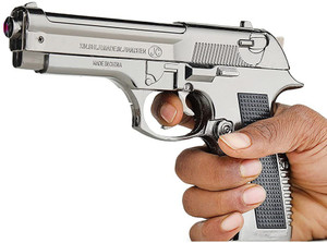 Orelius Fire ORIGINAL GUN LOOK Heavy Weight Reloaded Pull Back Gun ...