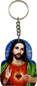 Catholic Liturgicals Christian MDF Keychain - Jesus Christ Design Key ...