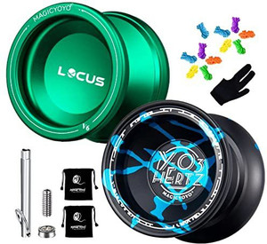 MAGICYOYO Professional Metal Yoyo 2 Pack, Responsive Yoyo for Kids V6 ...
