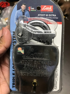 Link lock atoot extra 60 ss with triple locking (3 keys) Padlock - Buy ...