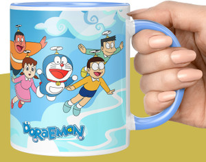 NH10 DESIGNS Doraemon Nobita Cartoon Printed Coffee Cup For Girls Boys ...
