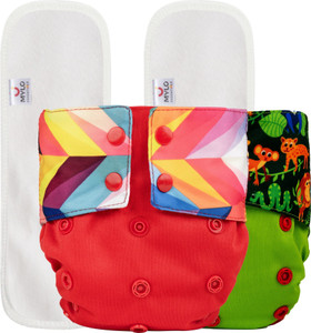 MYLO Baby Reusable Cloth Diaper + Insert Pad | Enhanced Leak Protection ...