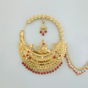 Nath Gold-plated Plated Brass Nathiya Price in India - Buy Nath Gold ...