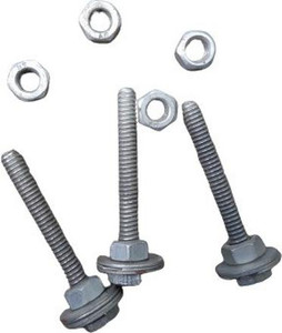 SUPERJOY Nut & Bolt Set Bolt and nut set 2 inches 0.5 inch diameter ...