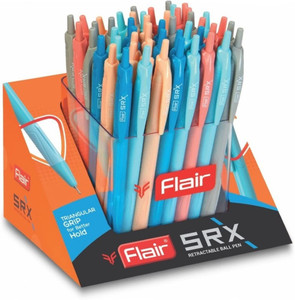 FLAIR SRX 40 Blue, 10 Black Ball Pen Price in India - Buy FLAIR SRX 40 ...