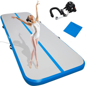 DOLPHY 10ft Inflatable Air Gymnastics Mat, Training Tumbling Mat, 8 ...