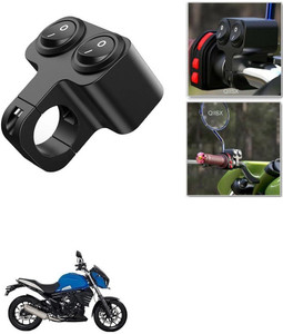 Qiisx CNC On/Off Motorcycle Handlebar Fitting Dual Switch For Mahindra ...