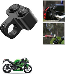 Qiisx CNC On/Off Motorcycle Handlebar Fitting Dual Switch For Kawasaki ...