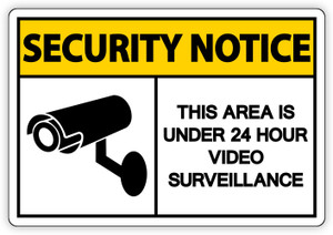 signEver Security Warning CCTV Surveillance Emergency Sign Price in ...