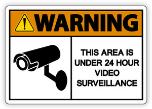 signEver Warning CCTV Surveillance Emergency Sign Price in India - Buy ...