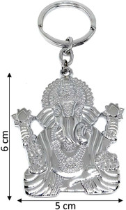 ShopTop Double Sided Ganpati Ganesh Keyring Keychain For Bike Car Home ...