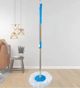 rjinfinity STAINSTEEL MOP ROD STICK MOP HEAD & ROD (MULTICOLOUR) Mop ...