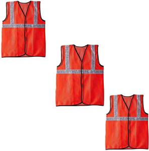 Hand power tool Reflective Safety Jacket 1 Inches Orange Net Radium ...