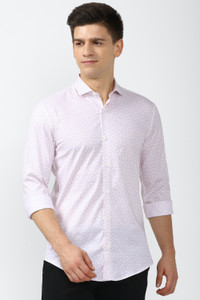 PETER ENGLAND Men Printed Casual White Shirt - Buy PETER ENGLAND Men ...