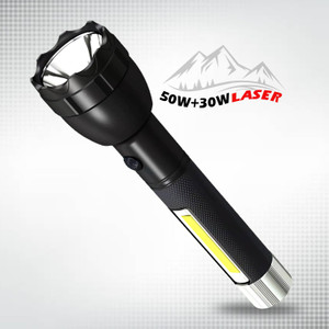 Daily Needs Shop 50W Super Bright 2 In 1 Long Range Torch With ...