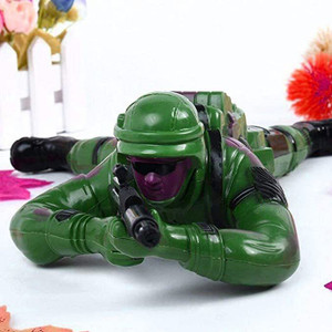 AVENGERSTOP Crawling Soldier Figure Toy Army Training Commando Kids Toy ...