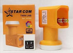 Starcom 4K ULTRA HD TWIN LNB Antenna Rotator Price in India - Buy ...