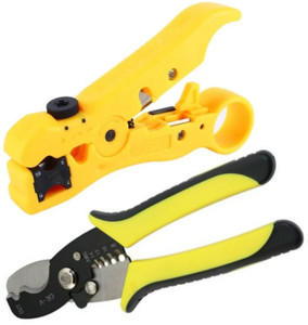 ADAWAT Universal Adjustable Coaxial Cable Stripper Wire Cutter Plier ...