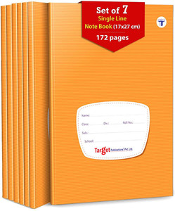 Target Publications Single Line Notebooks for Kids, Students, Office ...