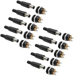 SSV CARE Plastic Plugs Power Socket Jack Screw Nut Panel Mount ...