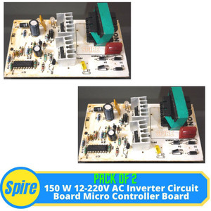 Spire 150 W 12-220V AC Inverter Circuit Board Micro Controller Board ...