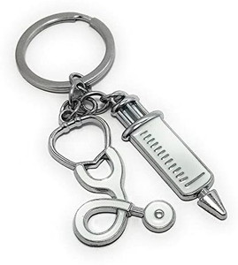 Virom Cute Doctor Medical Tools Stethoscope Syringe Key Chain Price in ...