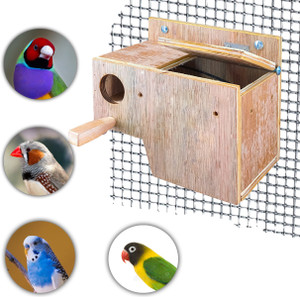cribfactory Breeding Box for African love birds, Budgies, JAVA, and ...