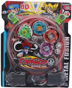 Gomzy Beyblade Set With Ripchord Launcher And Assemble Tool Tornado ...