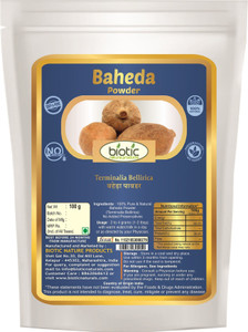 biotic Baheda Powder (Terminalia Belerica) Bahera / Behada - 100 gms ...
