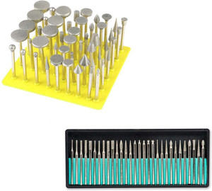 Digital Craft 50Pc Diamond Burs Set & 30Pc Diamond Burs Set Power ...