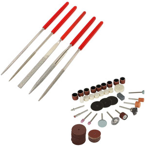Digital Craft 5Pc Diamond file Set & 105Pc Rotary Tools Set Power ...