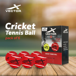 VECTOR X Heavy-Red Cricket Tennis Ball - Buy VECTOR X Heavy-Red Cricket ...