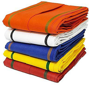 The Krishna Poojan Vatika Cotton 100 GSM Face Gamcha - Buy The Krishna ...