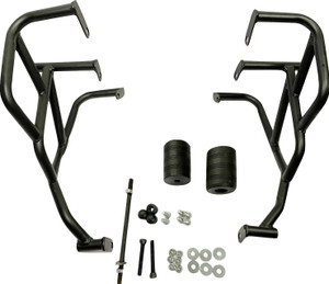 Dhe Best Bike Bullet Front Stylist Leg Crush Guard Leg Guard Black for ...