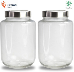 Pure Tree , Piramal Glass Jar Storage for kitchen with See Through Lid ...