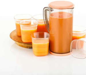 Unik Mart Lemon JUG Water Jug Carafes and Pitchers Glass for Dinner ...