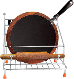 VY84 Utensil Kitchen Rack Steel TAVA CHAKLA AND BELAN RACK Price in ...