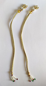 Haryali Haryali Golden Back Rope Dori Without Hook For Jewllery making ...