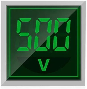 Gadariya King 1 pcs green Digital Volt Meter LED Signal Lamp,Measur 60 ...