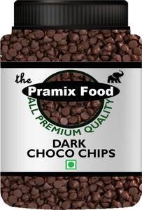 Pramix Dark Chocolate Choco Chips Topping and Decoration for Ice Cream ...