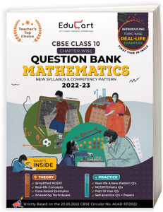 Educart CBSE Class 10 MATHEMATICS New Question Bank Book For 2022-23 ...